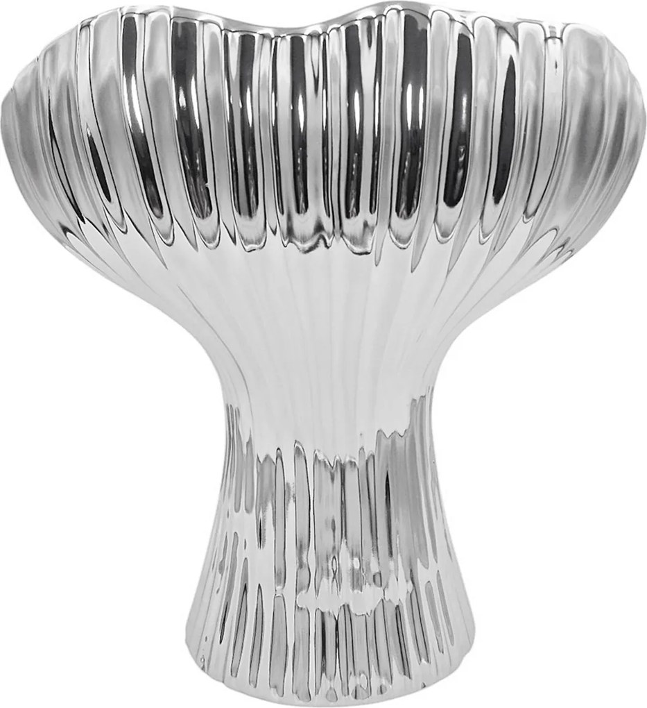 Obal Na Květináč Váza Květináč květináč Keramika 27 CM K333-1 Silver