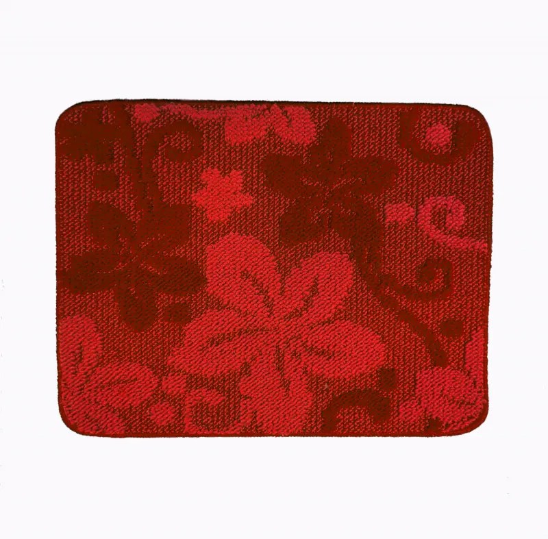 Ervi WC koupelnová předložka červená Comfort, 40 x 50 cm