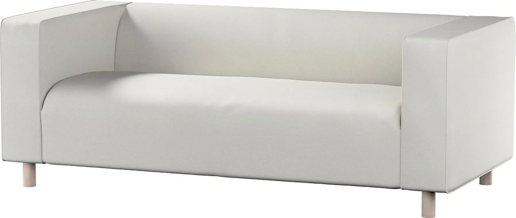 Potah na pohovku IKEA  Klippan 2-místná barva šedá látka lesklé, pletený vzor, sametová