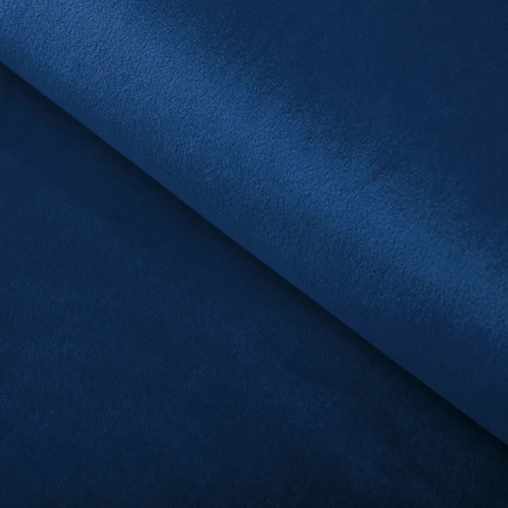 Biante Sametový kulatý ubrus Velvet Premium SVP-036 Námořnická modrá Ø 100 cm