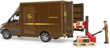 Bruder 02678 MB Sprinter UPS s řidičem a příslušenstvím / od 4 let