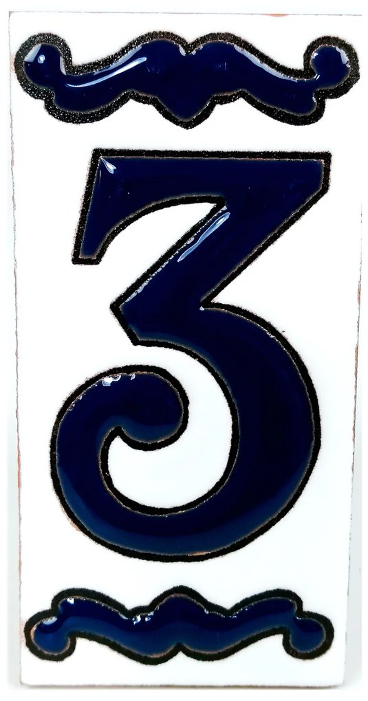 Dlaždice CAMPO AZUL - Číslo 3