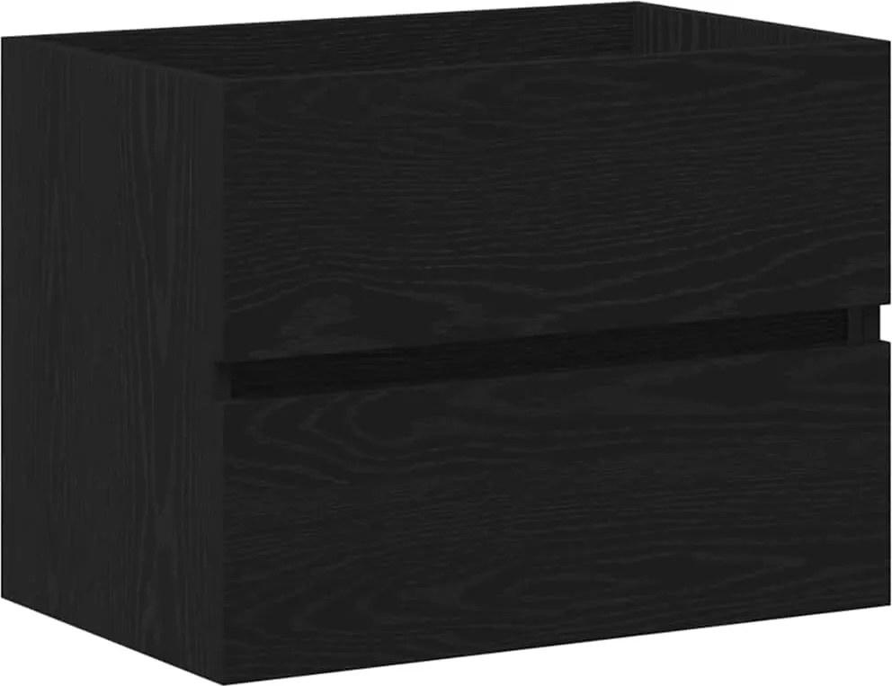 Skříňka pod umyvadlo Černý dub 60 x 39 x 62 cm Kompozitní dřevo 3333148