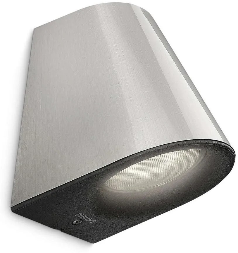 Led venkovní nástěnné svítidlo philips virga 17287/47/16  - nerez