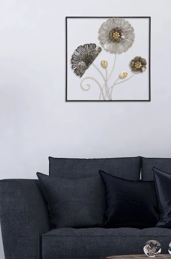 Nástěnná dekorace Mauro Ferretti Vilti, 50x5,5x50 cm