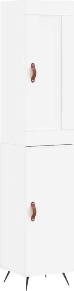 Skříň highboard bílá 34,5 x 34 x 180 cm kompozitní dřevo 3200105