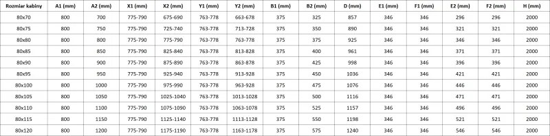Mexen Mist-F Duo, skládací sprchový kout 80 x 110 cm, čiré sklo, chromový profil, 8A6-080L-110P-01-00
