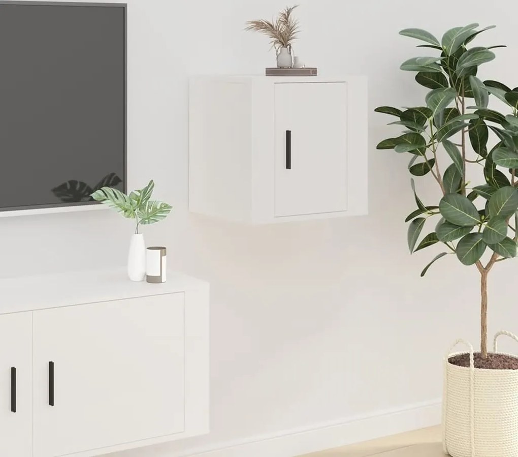 vidaXL Nástěnné TV skříňky 2 ks 40 x 34,5 x 40 cm [816643] Barva: šedá sonoma