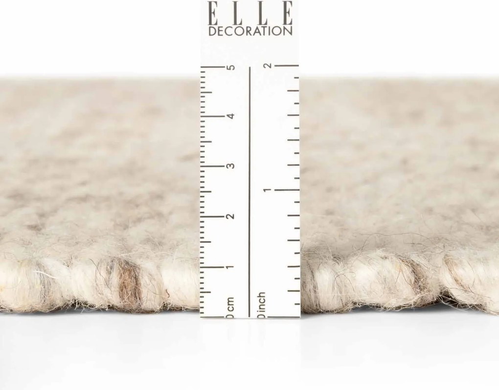 ELLE Decoration, Kusový koberec Lyon Beans 106316 Natural Cream Brown z kolekce Elle, 200x290, hnědá, ložnice