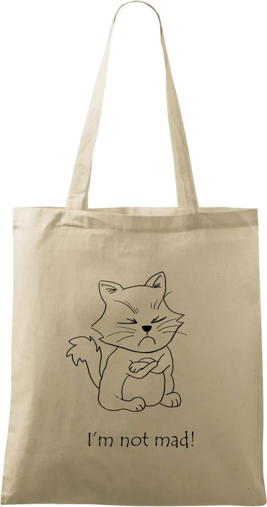Plátěná taška - Grumpy Kitty - I'm Not Mad! Barva: Přírodní