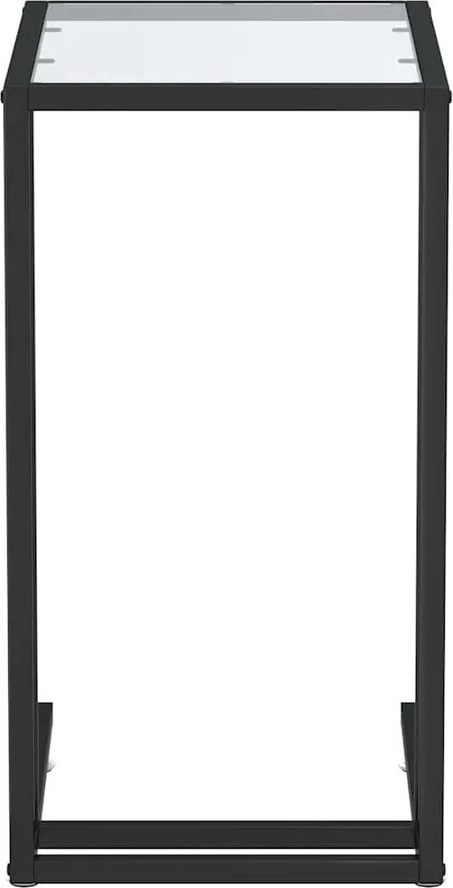 Stolek na notebook průhledný 50 x 35 x 65 cm tvrzené sklo 331649