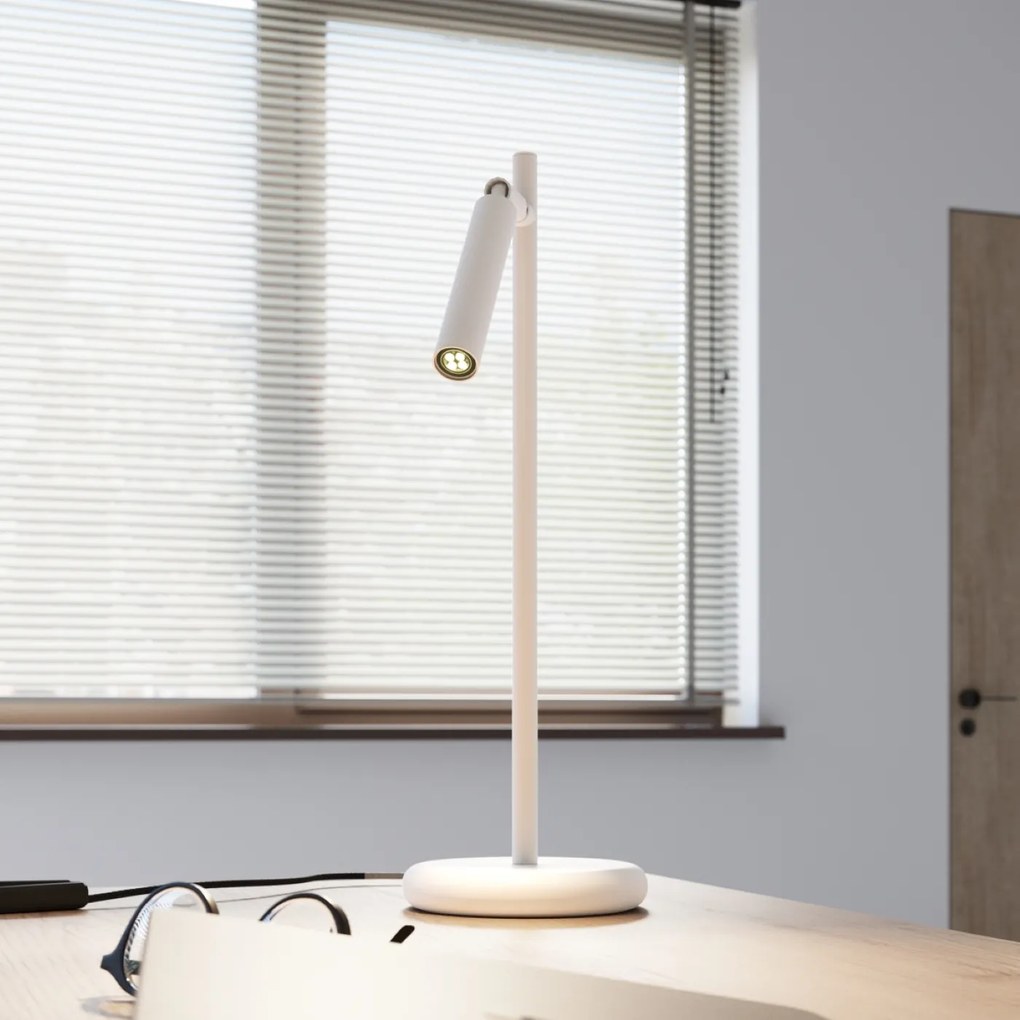 Sollux Lighting Stolní lampa PASTELO bílá