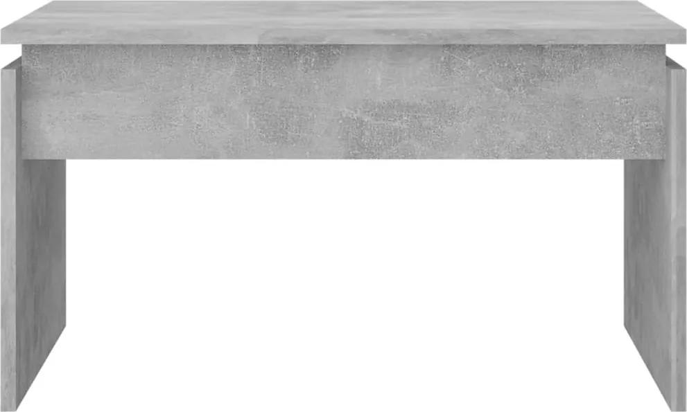 vidaXL Konferenční stolek 68 x 50 x 38 cm dřevotříska [808336] Barva: Betonová šedá