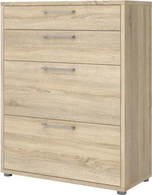 Skříň Modulo 89 x 40 x 113 cm, zásuvky, dub sonoma
