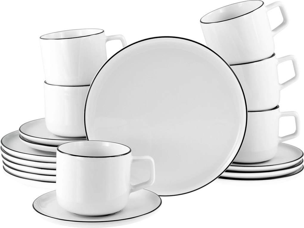 XXXLutz KÁVOVÁ SOUPRAVA Chef Collection Black Line 18dílné Creatable - Online Only nádobí - 007768054301