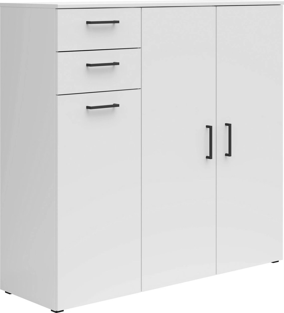 XXXLutz KOMODA, bílá, 120/115/40 cm Carryhome - Široké komody - 002427022033