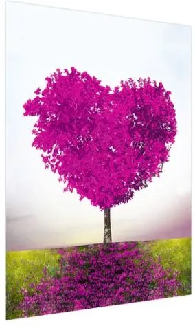 Fototapeta Tmavě růžový strom lásky 150x200cm FT2559A_2M