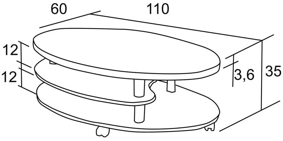 BRADOP Konferenční stůl Dalibor K123