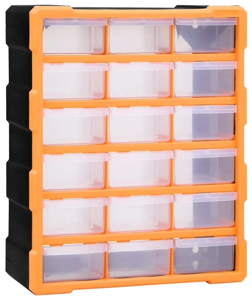 Organizér s 18 středně velkými zásuvkami 38 x 16 x 47 cm 149597