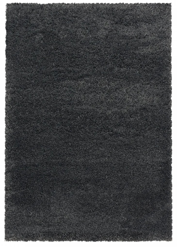 Ayyildiz, Kusový koberec Fluffy Shaggy 3500 grey, 160x230, šedá, ložnice