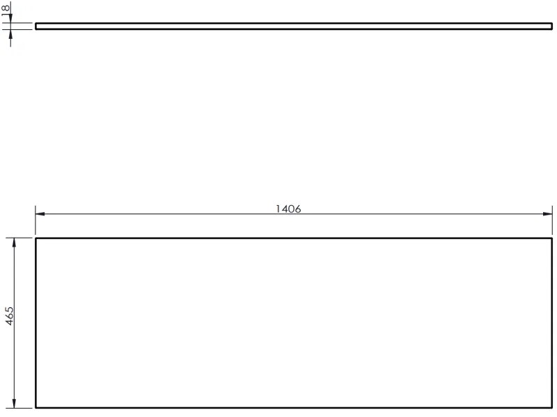 Mexen Rivel, koupelnová skříňka pod umyvadlo 140 cm s horní částí, 2 zásuvky, drážkovaná, bílá matná, 91A20-14047-2-BFFC01