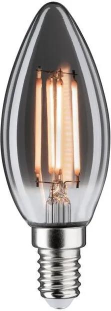 Paulmann 28605 LED vintage kouřová žárovka, 2W LED E14 2200K stmívatelná, výška 9,8cm