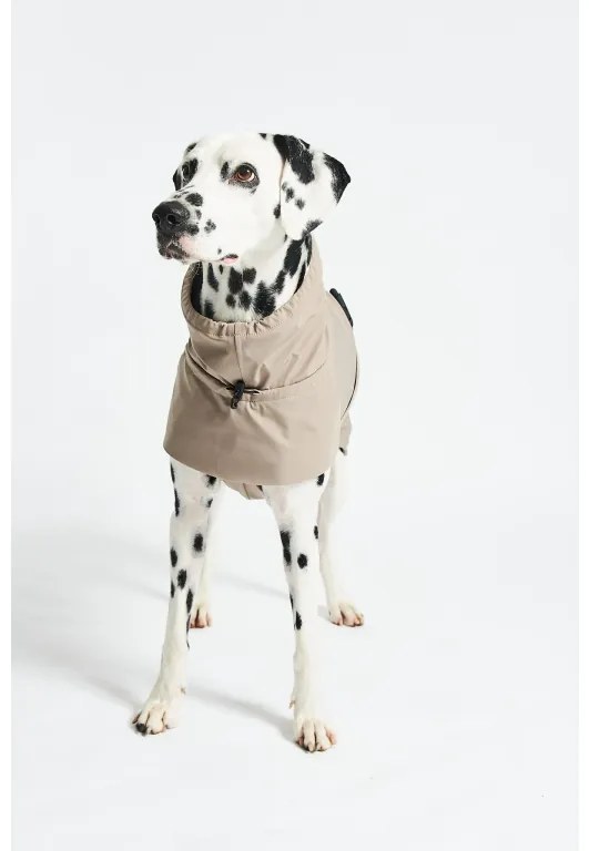 Pláštěnka pro psa MiaCara Valentina béžová Velikost: Velikost 3: Délka zad 33-38 cm