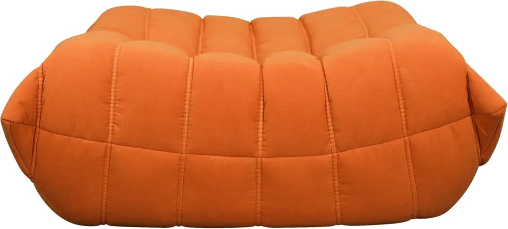 Taburet Nua 86 cm samet oranžový
