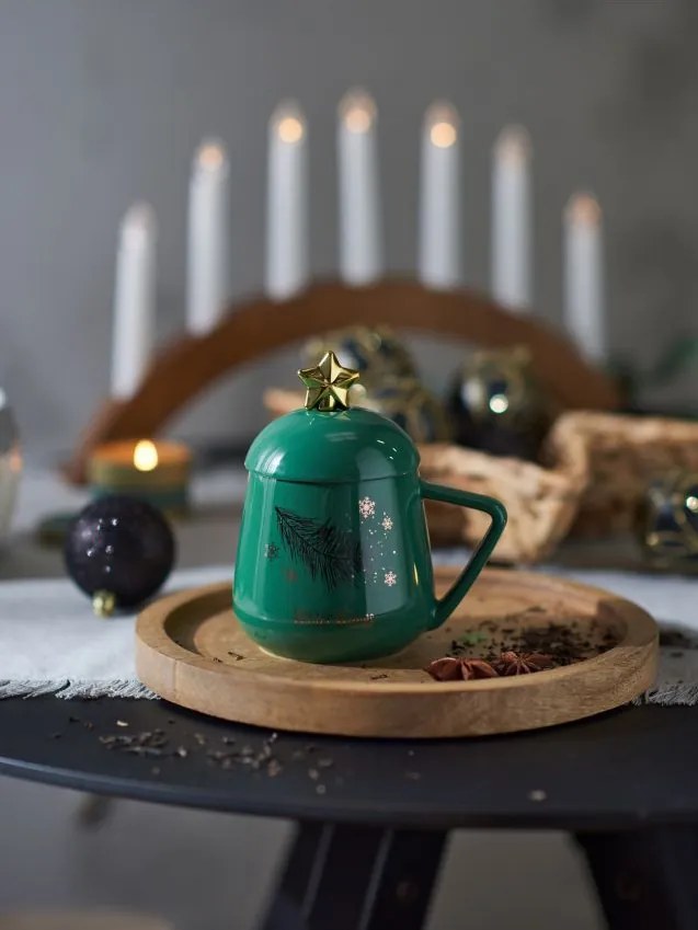 Sinsay - Sada hrnku a lžičky - zelená