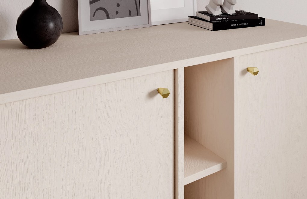 ADRK Furniture Komoda 2D 2S 2P Tili ADRK-CHES-TIL-2D-2S-2P-BS