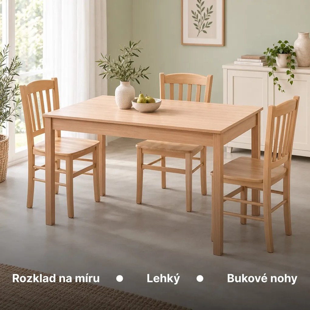 Stima Stůl FAMILY 160x80 cm dub lanýž