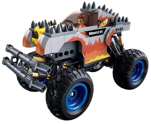 Sluban Power Bricks Natahovací Stříbrný ohnivák Off-road Monster