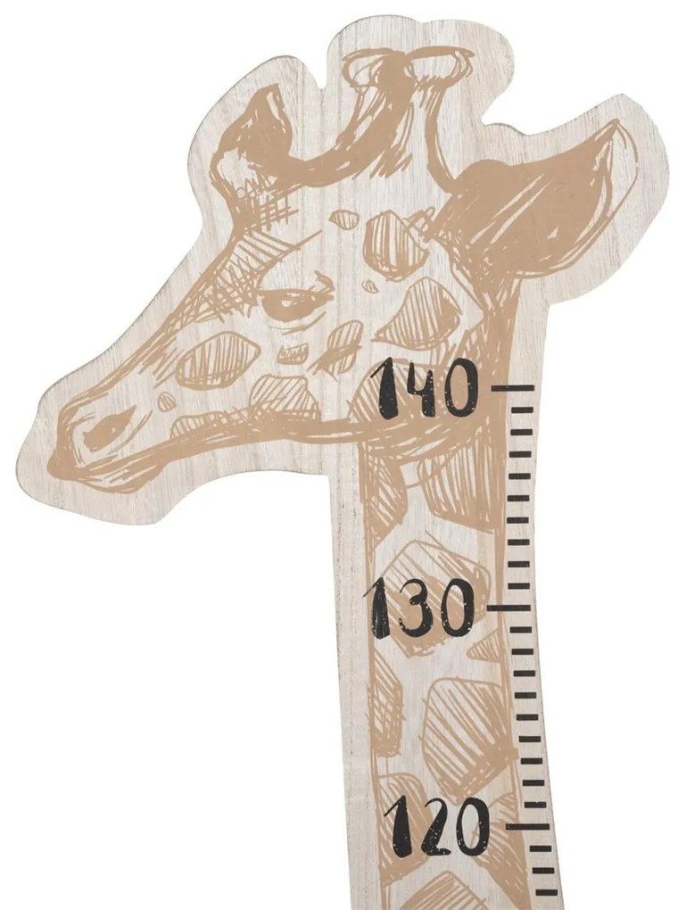 Dětská dřevěná dekorace na zeď Giraffe 36x140 cm