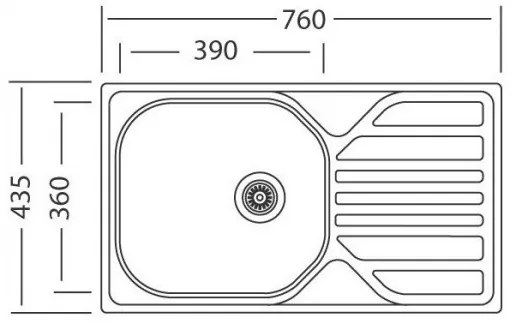 Dřez Sinks Compact 760