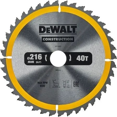 Pilový kotouč DeWALT DT1953-QZ CONSTRUCTION