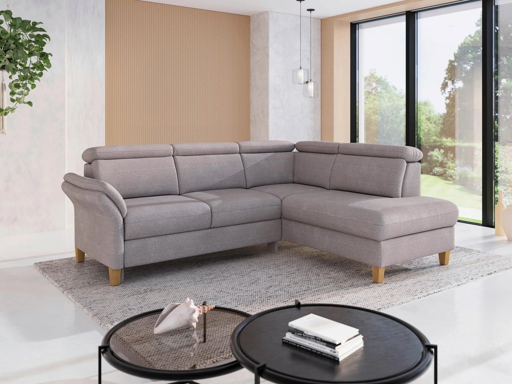 XXXLutz ROHOVÁ SEDAČKA, textil, barvy stříbra Sit & More - Sedací soupravy - 00014402572N