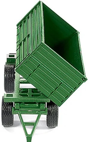 SIKU Farmer - traktor John Deere s vlekem, 1:50