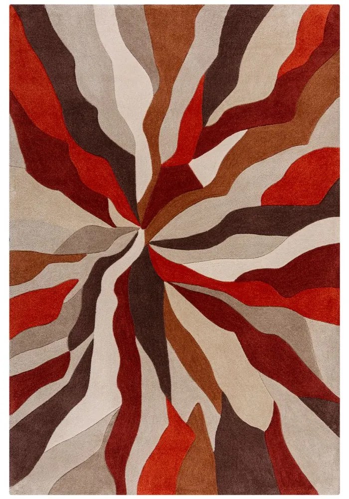 Flair Rugs koberce AKCE: 80x150 cm Kusový koberec Zest Infinite Splinter Orange - 80x150 cm