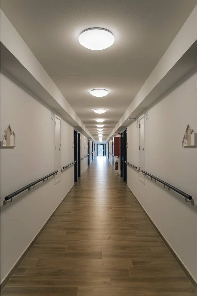 LA 1002021 LIPSY 40 Dome, LED, venkovní nástěnné a stropní nástavbové svítidlo, bílá, IP44, 3000/4000K - BIG WHITE (SLV)