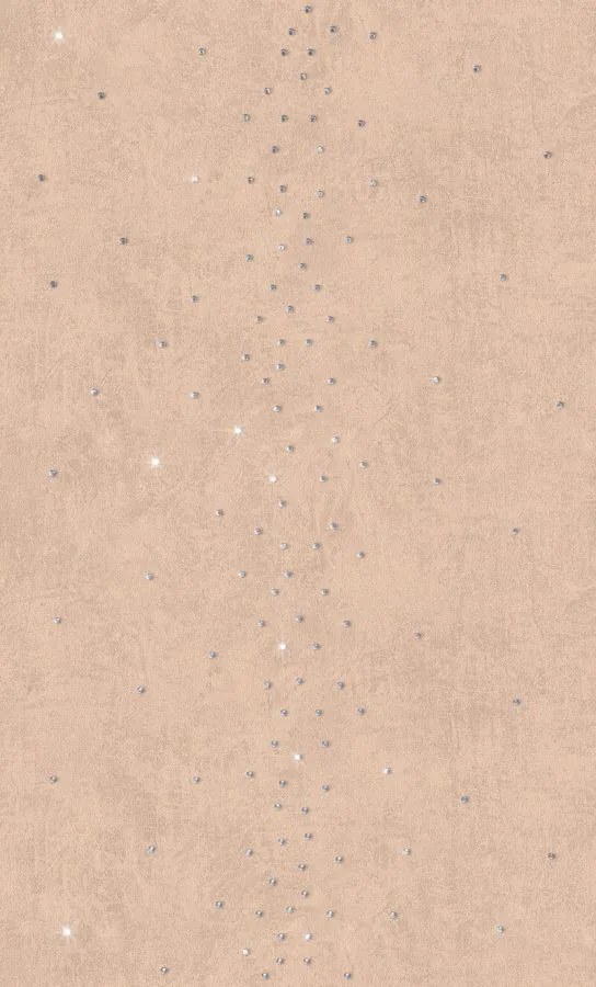 Fazowski, vliesová tapeta s krystaly Brilliant 8703; 3 pruhy 53 x 280 cm