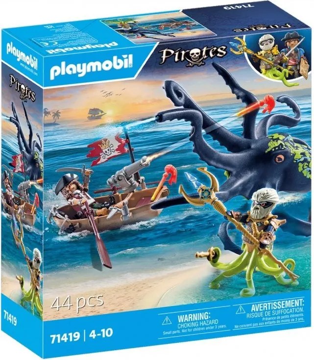 Figurky playmobil 71419 boj s obří chobotnicí