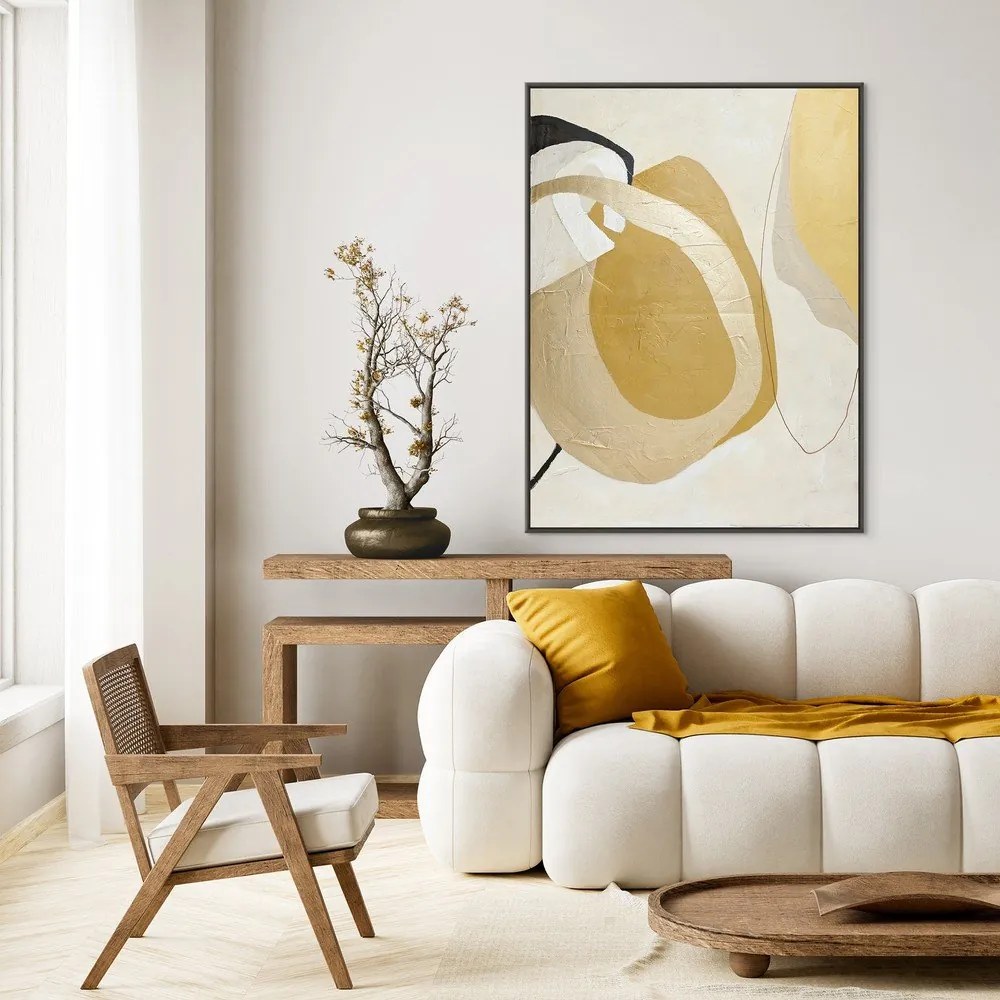 Ručně malovaný obraz s rámem/na plátně 91x121 cm Stardust – Malerifabrikken