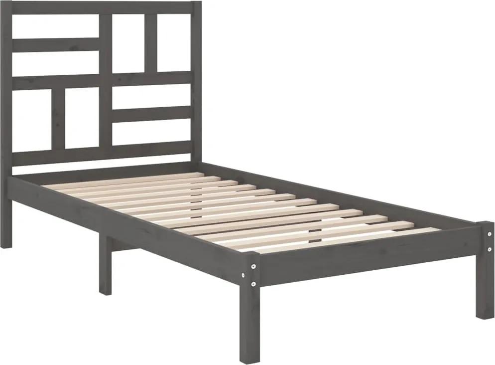 vidaXL Rám postele masivní dřevo 100 x 200 cm [3105942] Barva: Přírodní