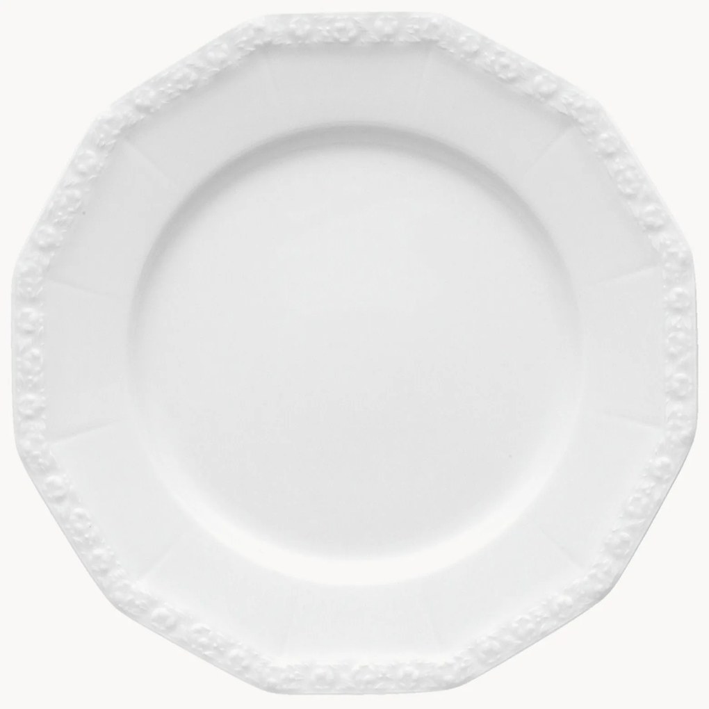 Porcelánový mělký talíř Maria White