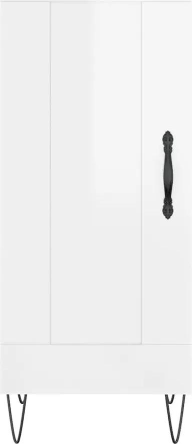 vidaXL Skříň highboard 34,5 x 34 x 180 cm kompozitní dřevo [3190079] Barva: kouřový dub