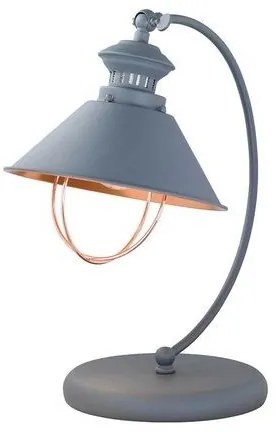 Stolní lampa Florence 1x60W E27 šedá - WOFi