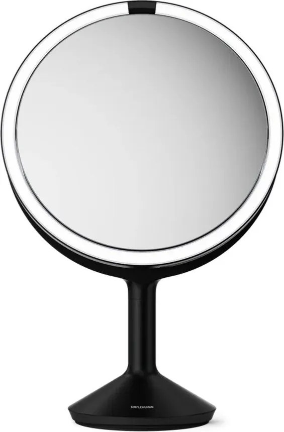 Kosmetické zrcadlo s osvětlením/zvětšovací (zvětšení 5x/zvětšení 10x) ø 25 cm Trio Max – simplehuman
