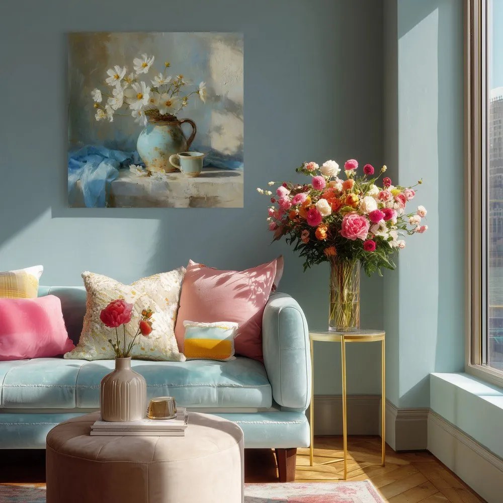 Tištěný obraz s rámem 70x70 cm Anemone – Styler