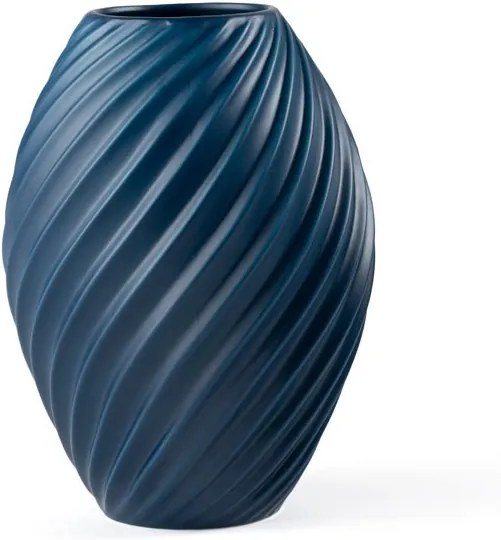 Morso, Porcelánová váza River Blue, 21 cm | modrá