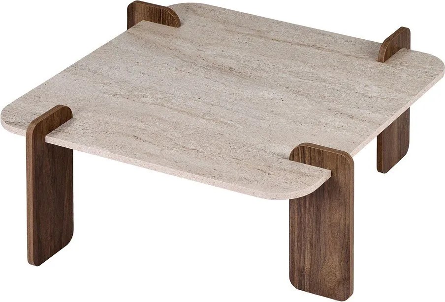Béžový konferenční stolek 90x90 cm Marais – Nordure